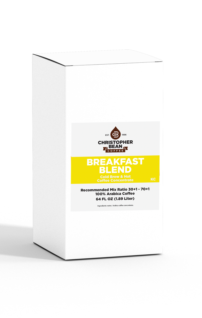 Breakfast Blend 30+1 Liquid Coffee Concentrate 64 Ounce Bag In Box (BI